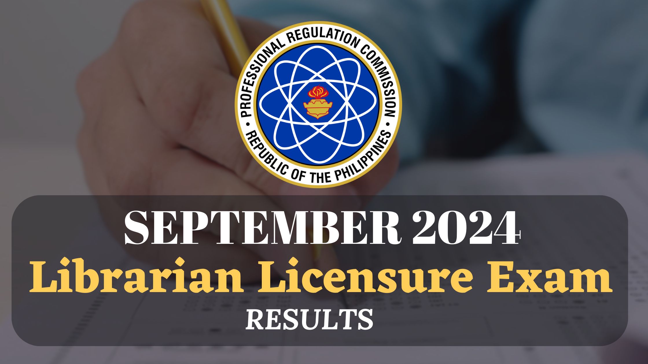 September 2024 Librarian Licensure (LLE) Exam Results